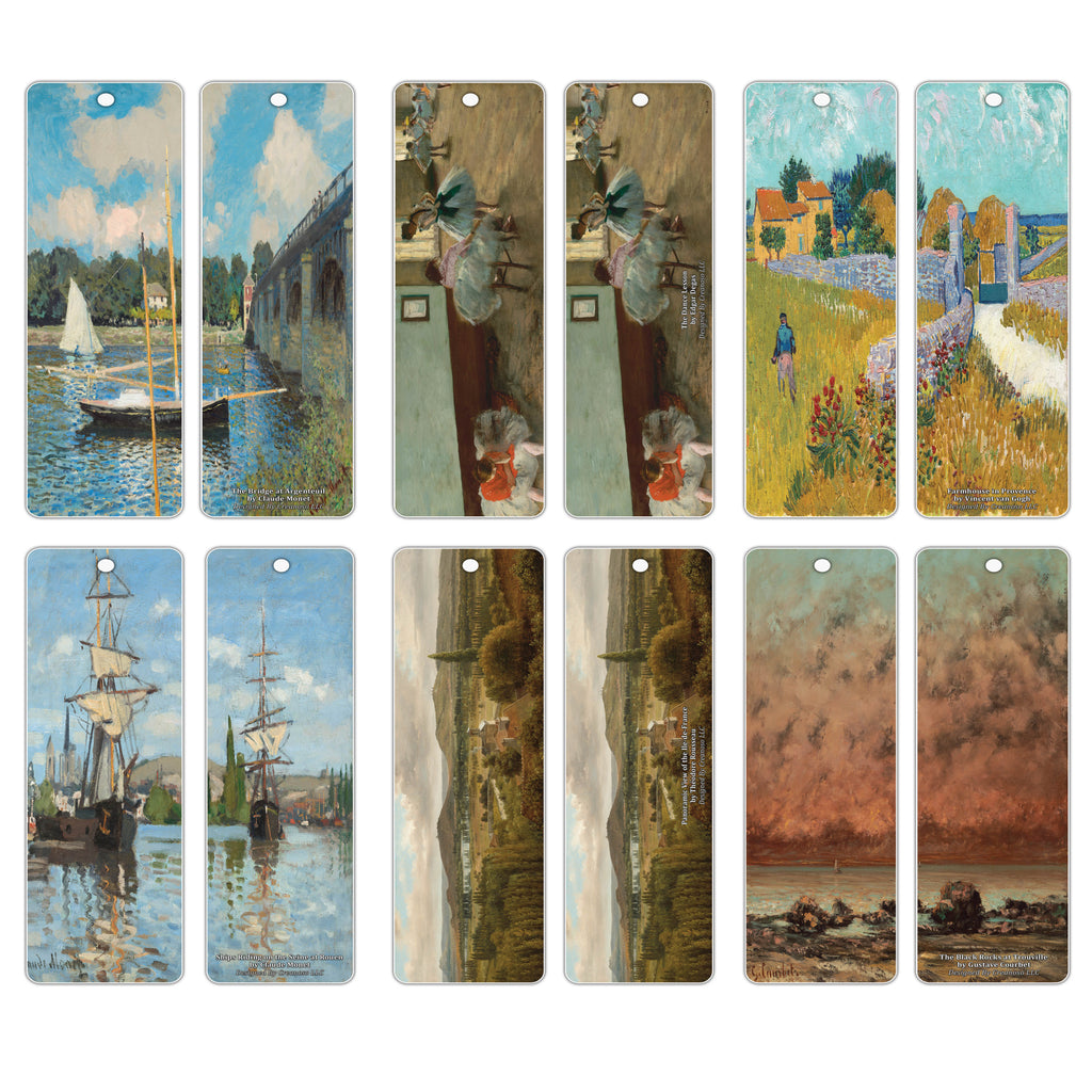 Creanoso Classical Artistic Famous Arts Series 4 Bookmarks ÃƒÂ¢Ã¢â€šÂ¬