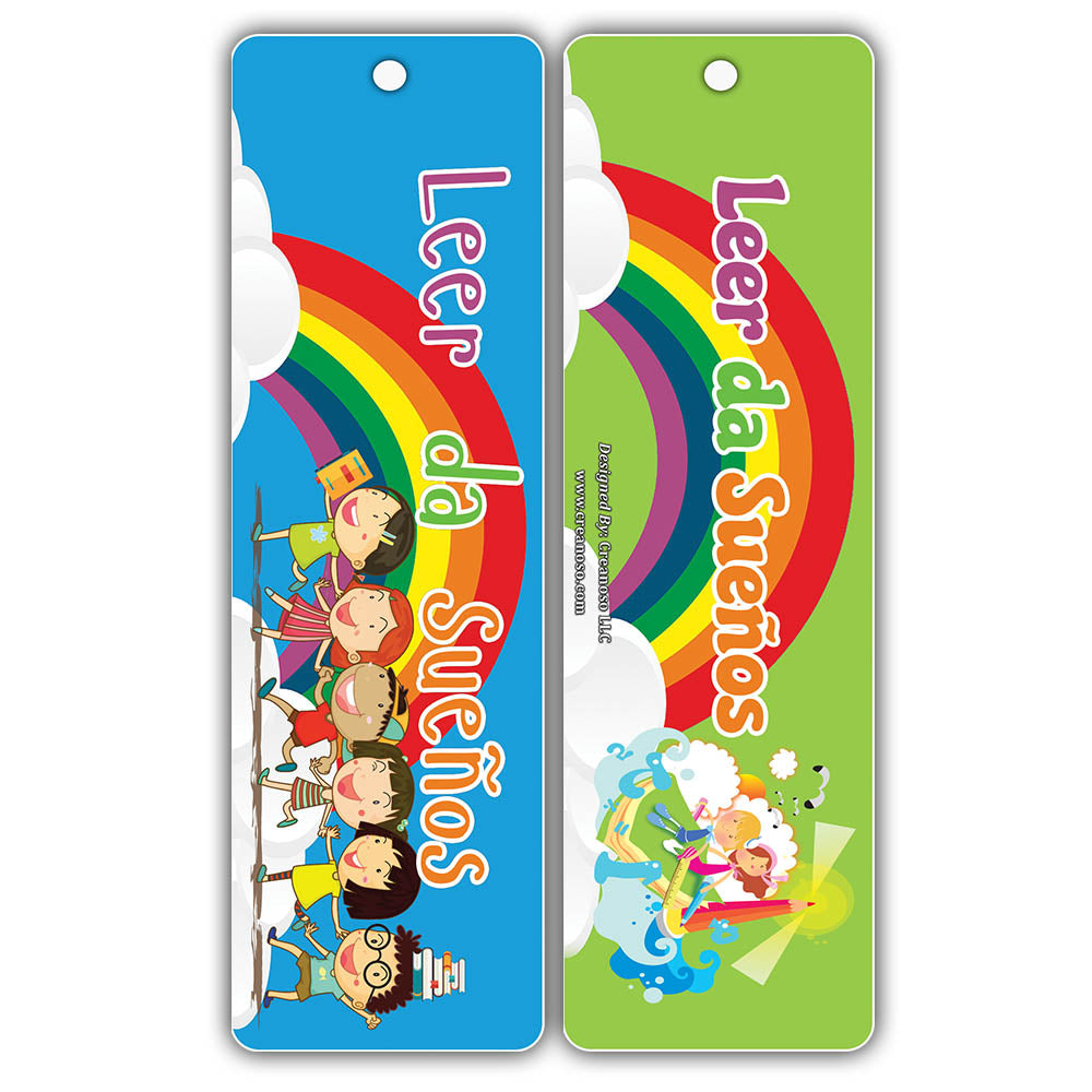 Creanoso Spanish I Love Reading Bookmark Cards ÃƒÂ¢Ã¢â€šÂ¬Ã¢â‚¬Å“ Prem