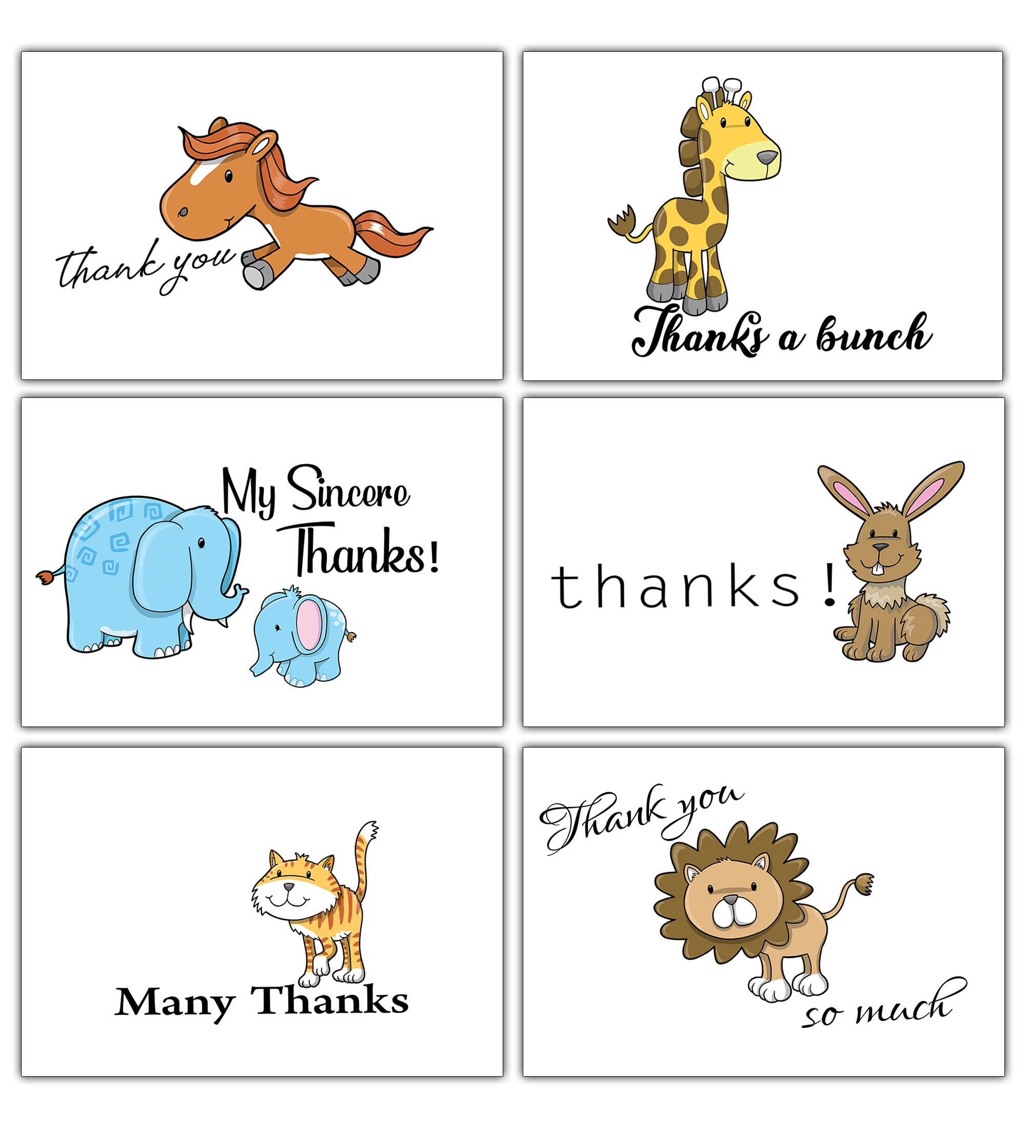 Cute Animal Thank You Images