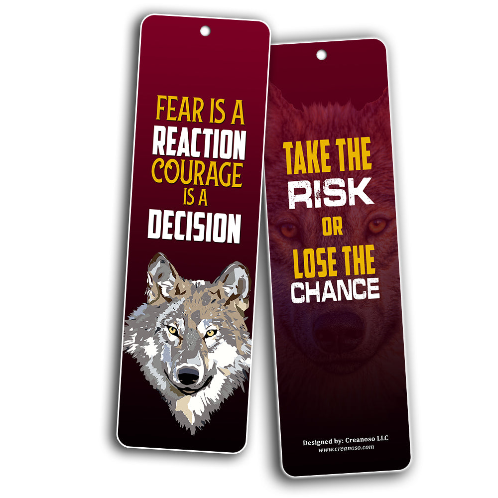 Creanoso Book Readers Wolf Bookmark Cards ÃƒÂ¢Ã¢â€šÂ¬Ã¢â‚¬Å“ Assorted